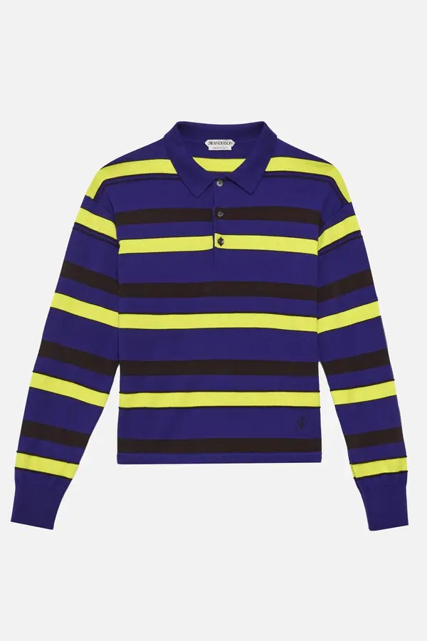 JW Anderson Rugby Knitted Polo - Multicolor