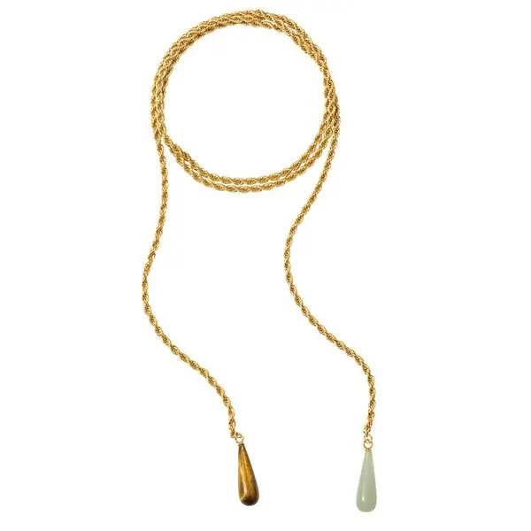 ALEXIE OF ATHENS Vision Tie Chain Lariat