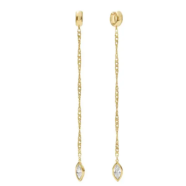 ALEXIE OF ATHENS Valentina Eye Drop Earrings - Gold