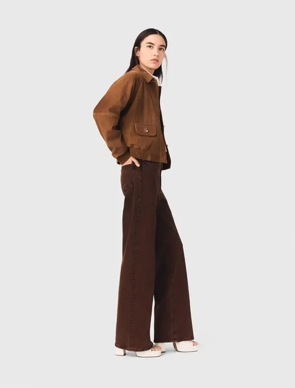 Maje Bootcut Jeans With Chain