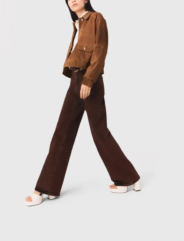 Maje Bootcut Jeans With Chain