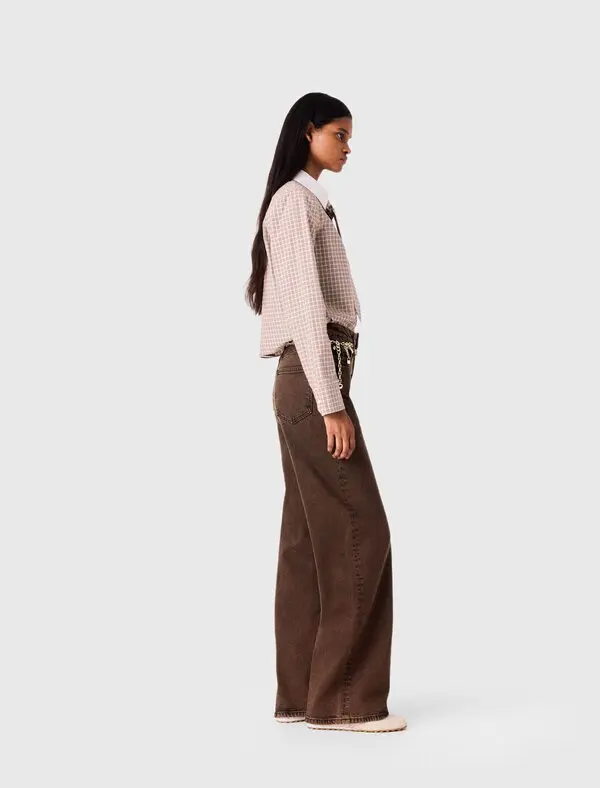 Maje Bootcut Jeans With Chain