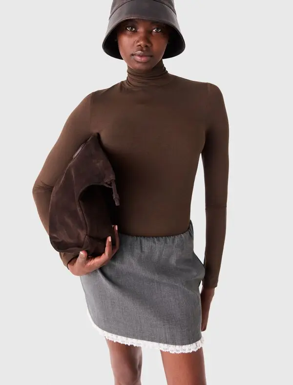 Maje Roll-neck T-shirt