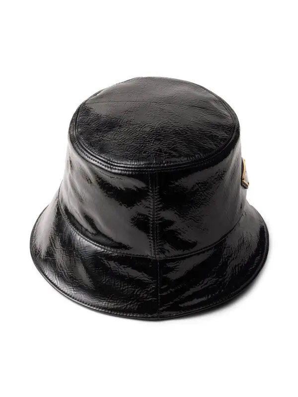 Prada Patent Leather Bucket Hat - Multicolor