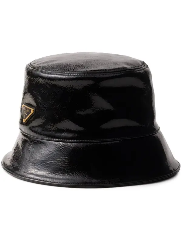 Prada Patent Leather Bucket Hat - Multicolor