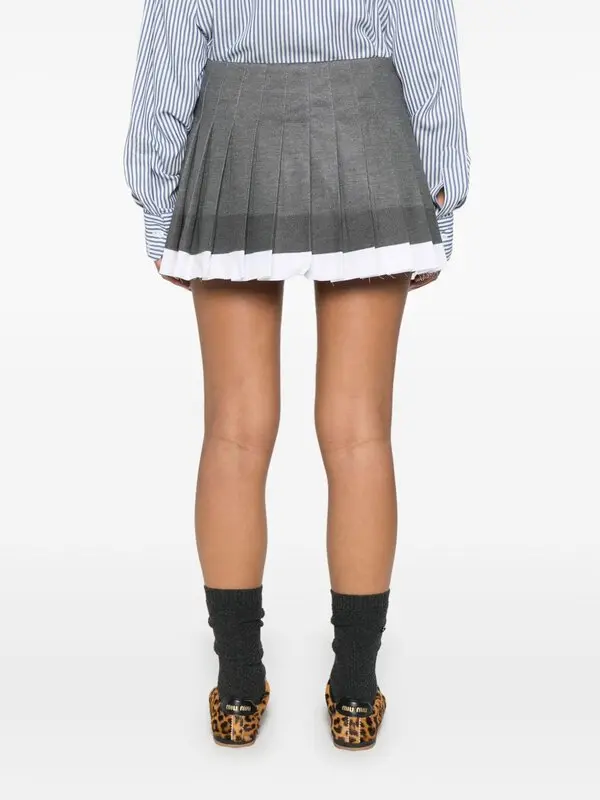 Miu Miu Pleated Mini Skirt
