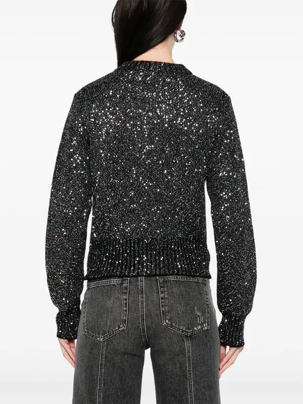 GOLDEN GOOSE Sequined Wool Blend Jumper - Multicolor