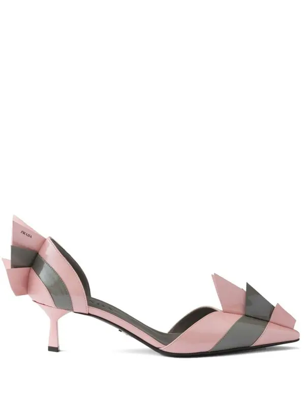Prada Patent Leather Bicolor Pumps - Multicolor