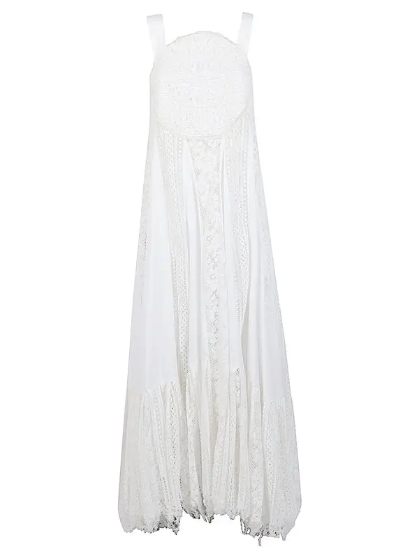Loewe Cotton Long Dress - Multicolor