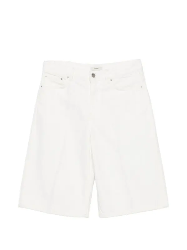 TOTEME Denim Cotton Bermuda Shorts