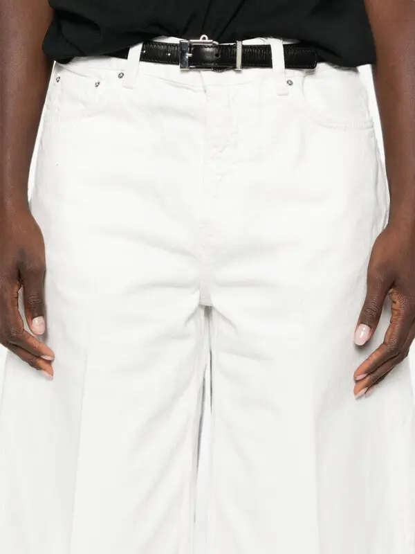 TOTEME Denim Cotton Bermuda Shorts