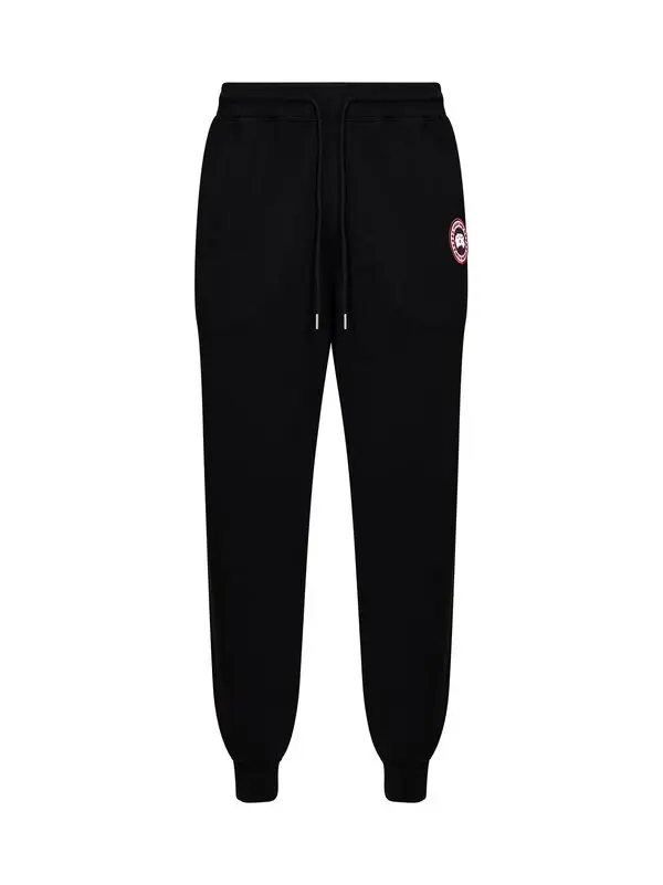 Canada Goose Black Rover Sport Cotton Trousers