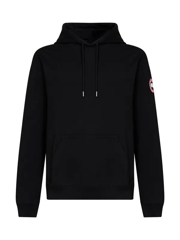 Canada Goose Black Huron Hooded Sweatshirt - Multicolor