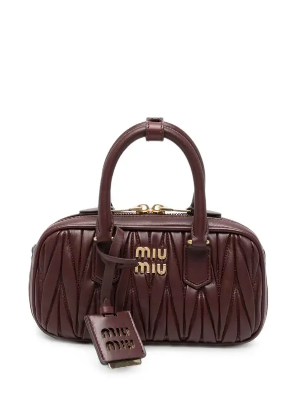 Miu Miu Arcadie Mini Leather Handbag - Multicolor