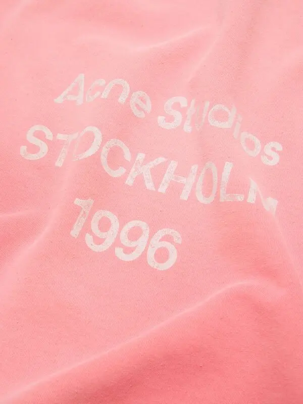 Acne Studios Logo Cotton Hoodie