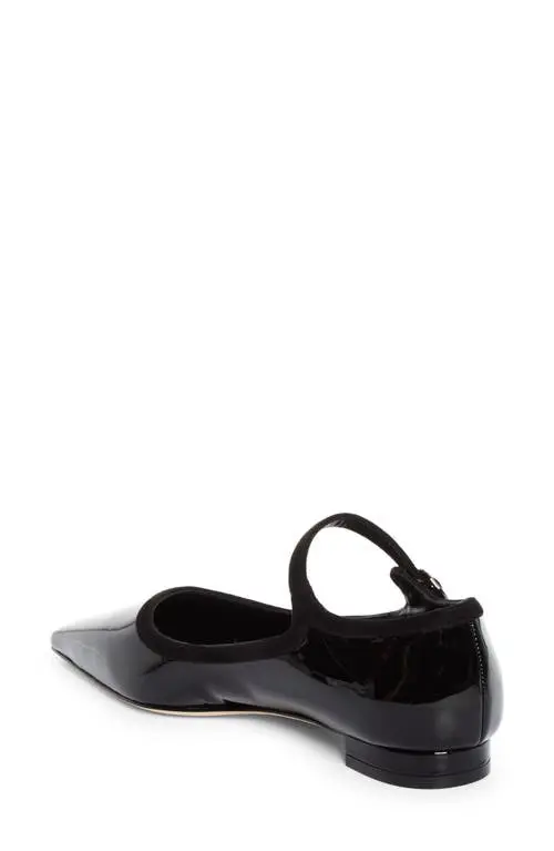 Manolo Blahnik Perdiccamod Mary Jane Leather Pump