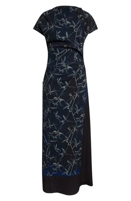 Proenza Schouler Anais Printed Stretch Column Dress