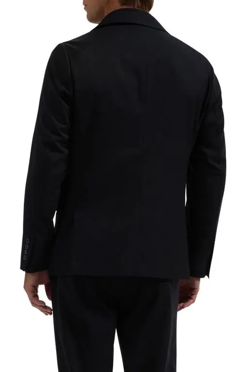 Bugatchi Aerotech Two Button Blazer - Black