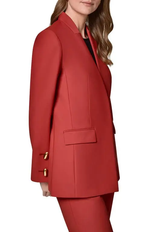 Donna Karan New York Button Cuff Blazer