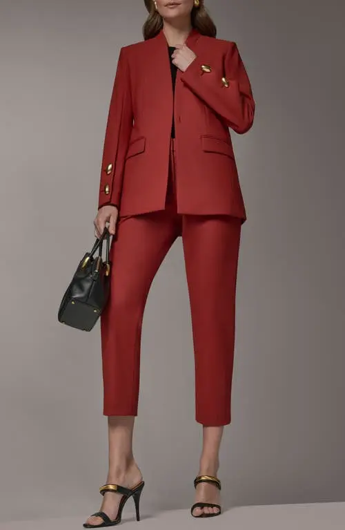 Donna Karan New York Button Cuff Blazer