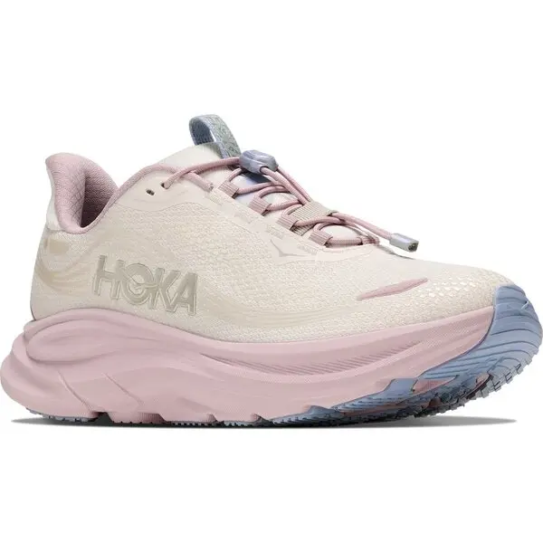 HOKA® Clifton Gtx Waterproof Running Shoe - Alabaster/pink Opal