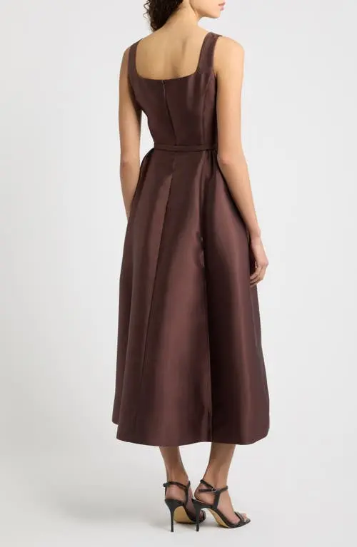 Julia Jordan Belted Fit & Flare Gown