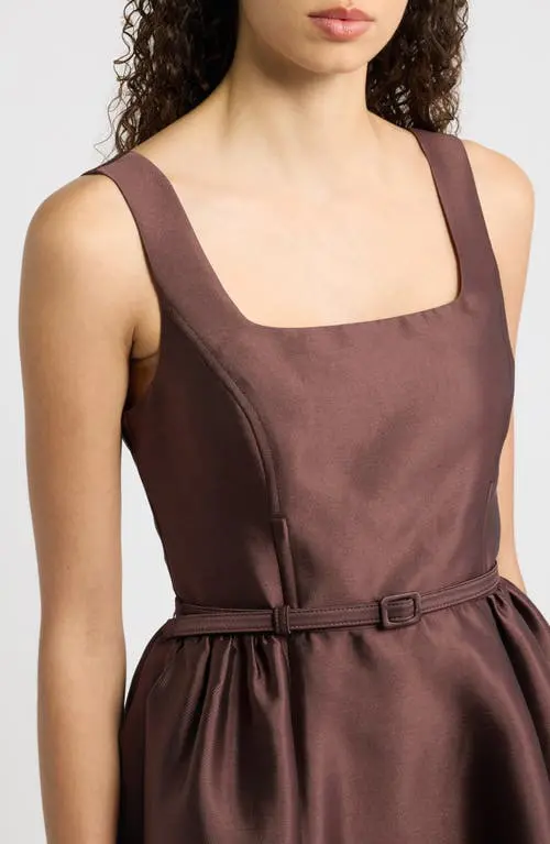 Julia Jordan Belted Fit & Flare Gown