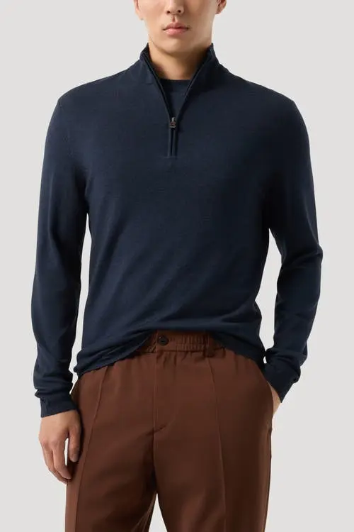 Bogner Merino Troyer Ouri - Navy Blue
