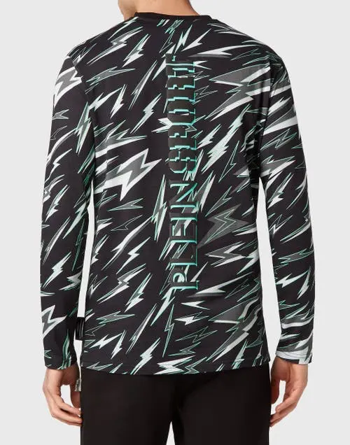 PLEIN SPORT T-shirt Round Neck Ls Tiger