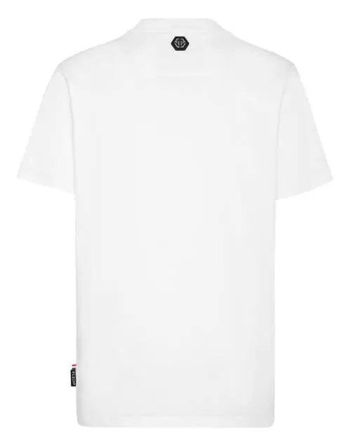 Philipp Plein Jersey T-shirt Round Neck Ss Skull And Plein