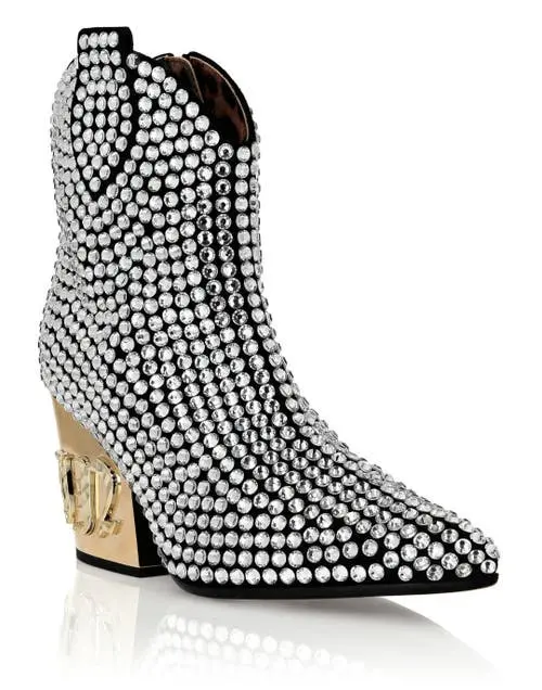 Philipp Plein Boots High Heels Mid Gothic Plein