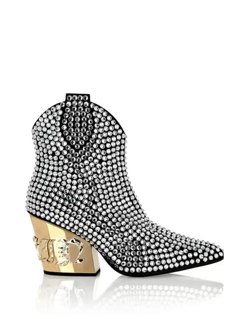 Philipp Plein Boots High Heels Mid Gothic Plein