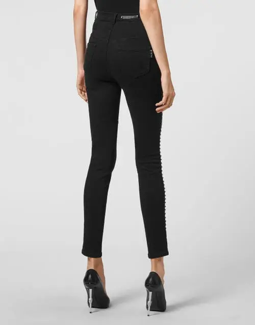 Philipp Plein Super High Waist Jegging Stones