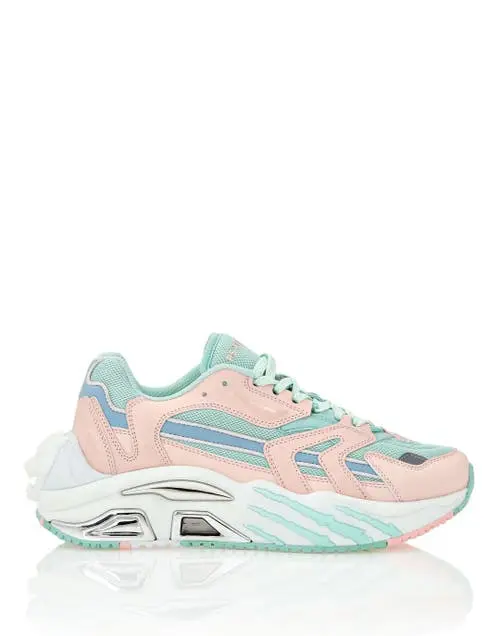 PLEIN SPORT Runner Sneaker The Scratch - Rose/lightblue