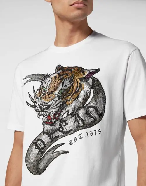 Philipp Plein T-shirt Round Neck Tattoo