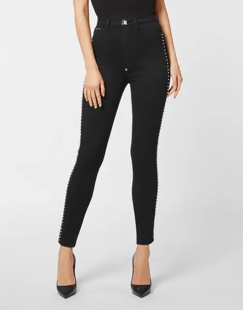 Philipp Plein Denim Super High Waist Jegging Stones - Summernight