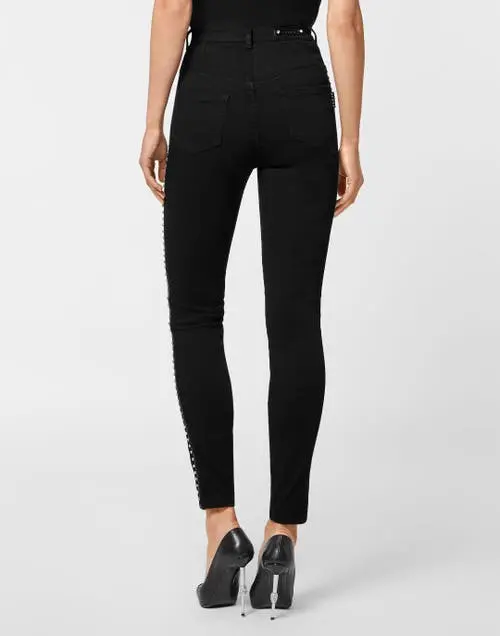 Philipp Plein Denim Super High Waist Jegging Stones - Summernight