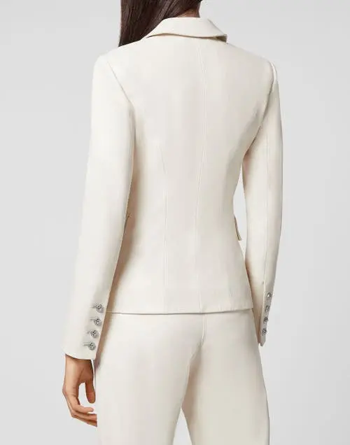 Philipp Plein Leather Blazer Iconic Plein