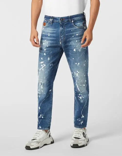 Philipp Plein 5-pocket Detroit Fit Jeans