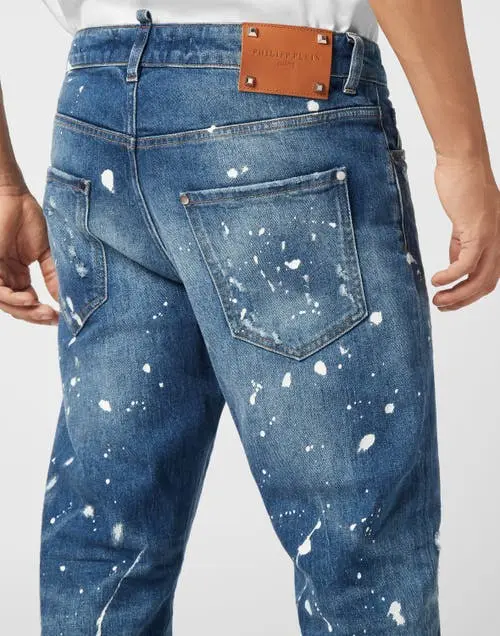 Philipp Plein 5-pocket Detroit Fit Jeans