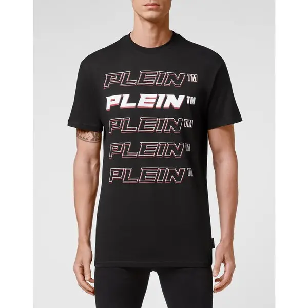 Philipp Plein T-shirt Round Neck Ss - Black