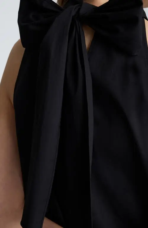 KENNETH COLE COLLECTION Tie Back Sleeveless Minidress