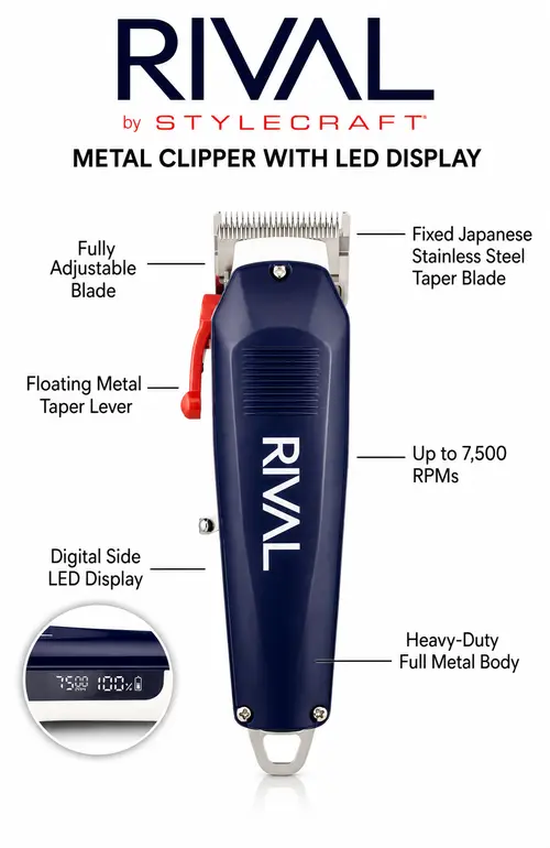 STYLECRAFT Rival Full Metal Hair Clipper