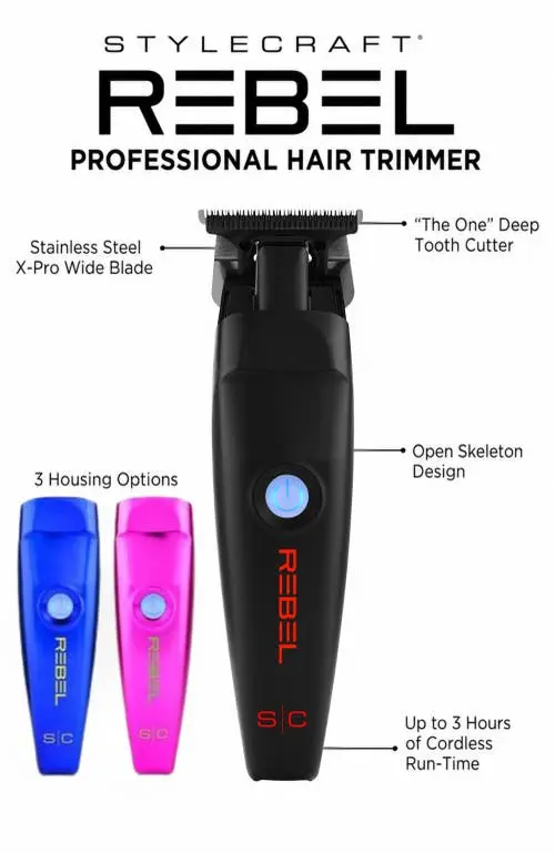 STYLECRAFT Rebel Professional Cordless Hair Trimmer