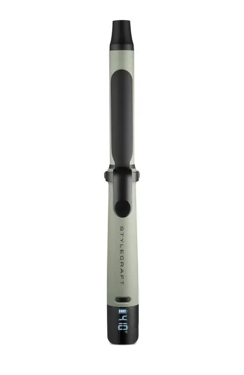 STYLECRAFT Cordless Curling Iron Wand - Sage