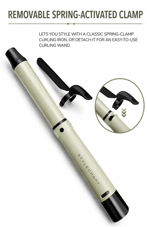 STYLECRAFT Cordless Curling Iron Wand