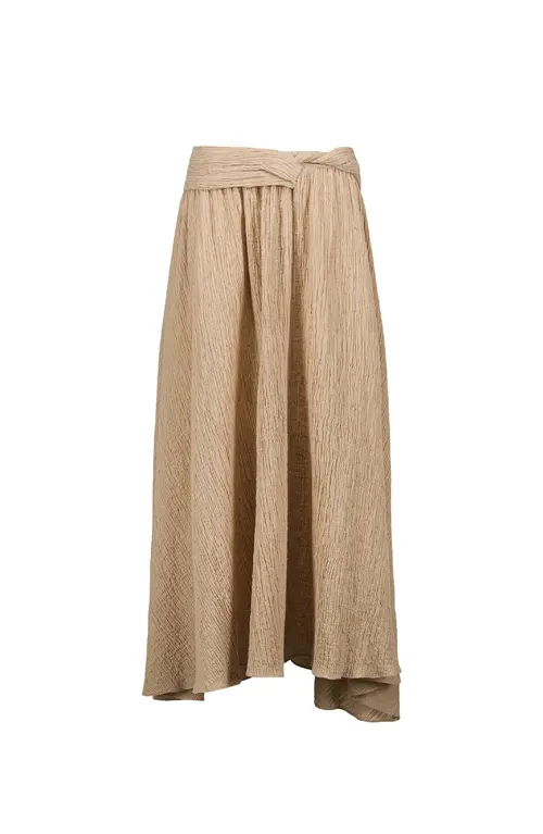 SAEMDI Sahara Asymmetric Maxi Skirt