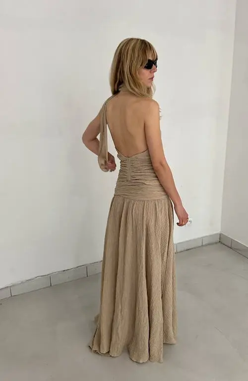 SAEMDI Sahara Asymmetric Maxi Skirt