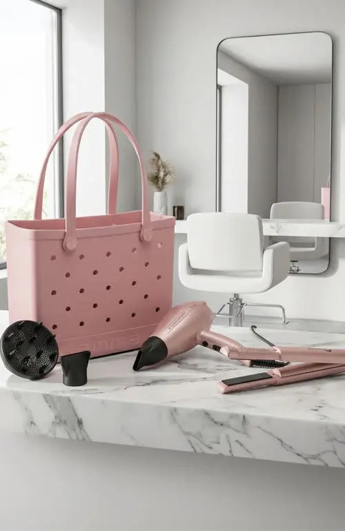 GAMMA + X-hybrid Compact Hair Dryer And Flat Iron Bundle With Durable Tote Bag