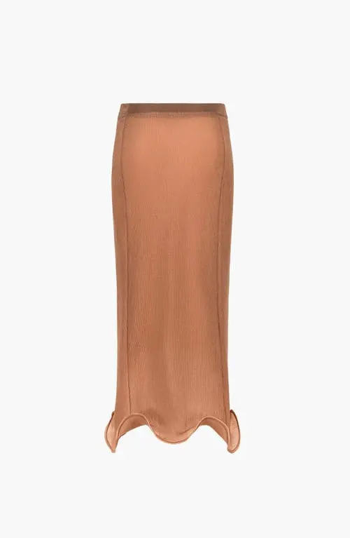 SAEMDI Ariel Frilled Hem Skirt